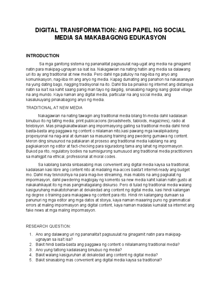 Digital Transformation | PDF