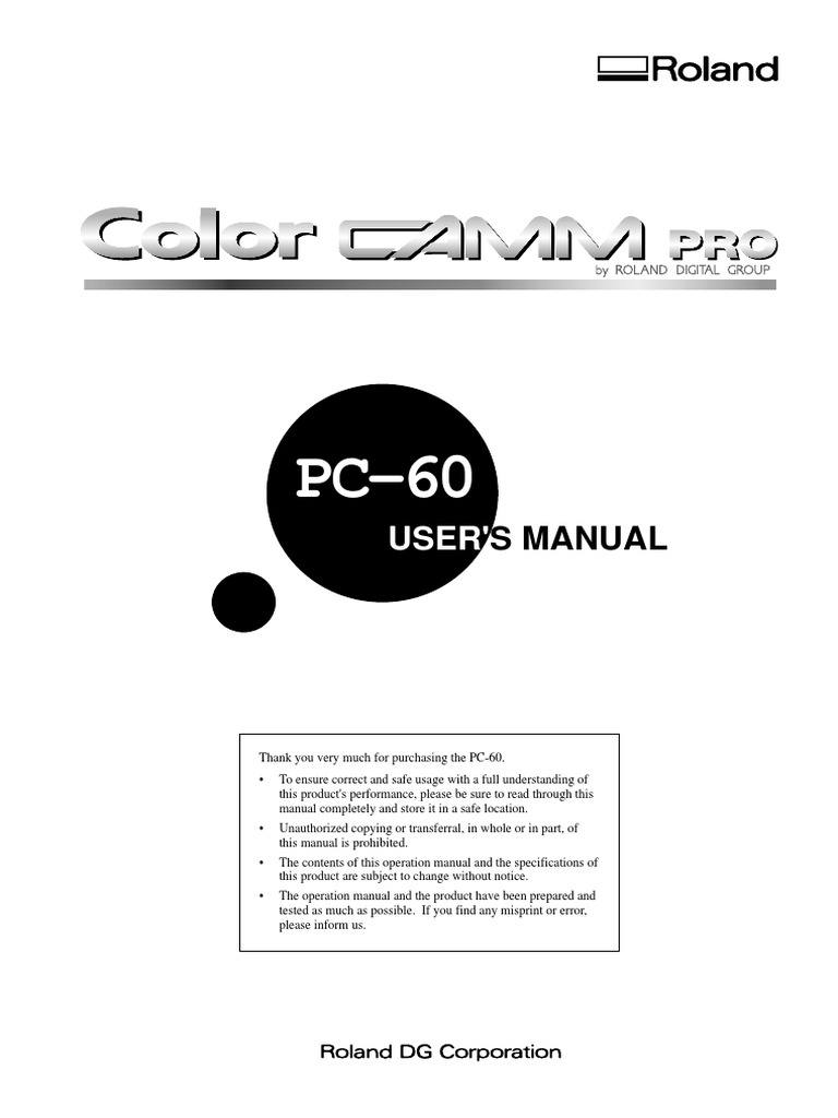 PC-60. Manual | PDF | Microsoft Windows | Electromagnetic Interference