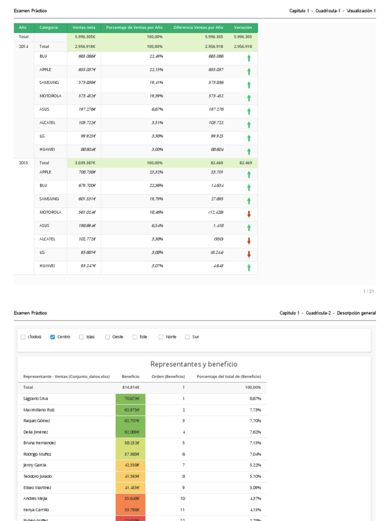 Examen Práctico - Microstrategy | PDF
