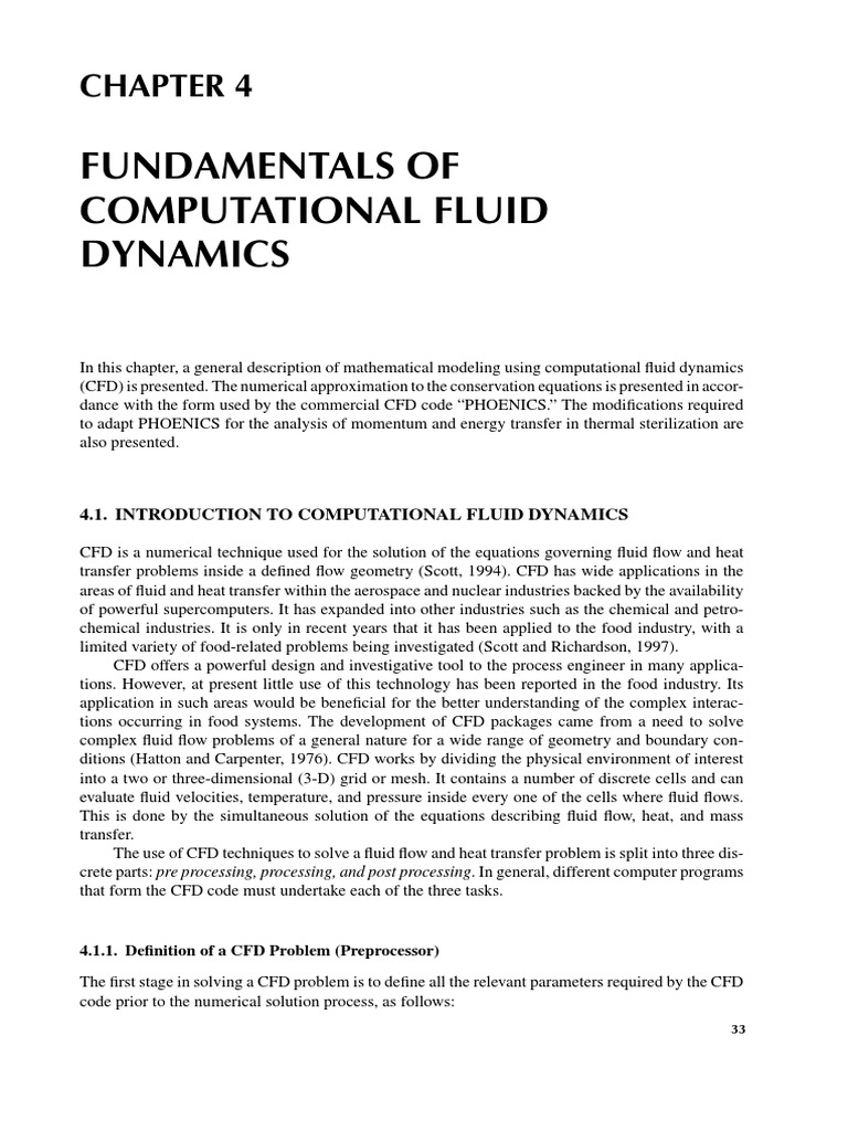 Fundamentals of Computational Fluid Dynamics | Download Free PDF ...