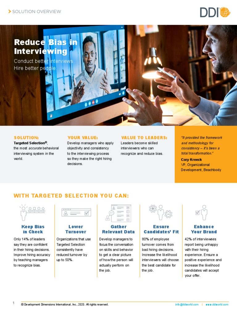 Targeted Selection Solution Overview | PDF | Interview | Experience