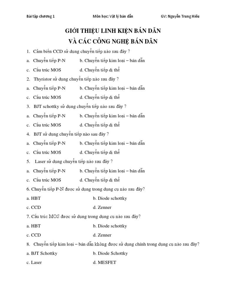 Exercise Chapter 1 | PDF