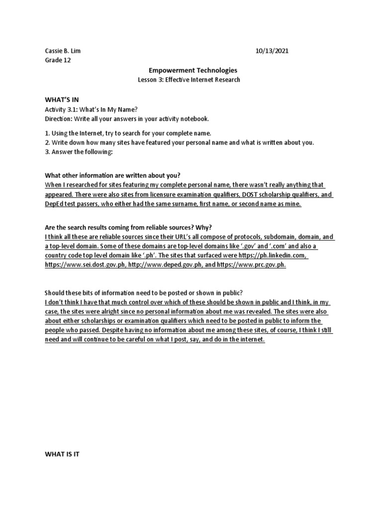 Internet Research for Students | PDF | World Wide Web | Internet & Web