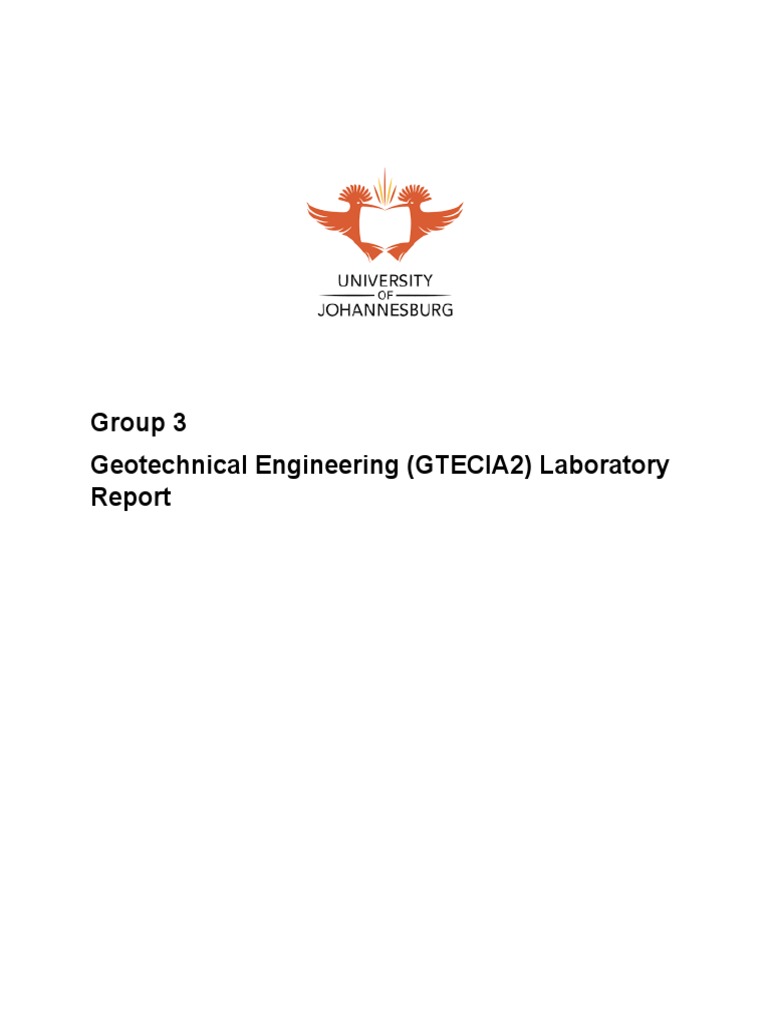 Geotech Lab Report | PDF | Soil | Materials