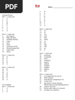 B2 First For Schools 4, Test 4 Answer Key, Reading and Use of English ...