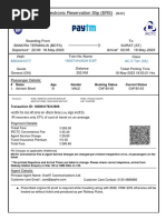 Fake Realistic IRCTC Ticket | PDF