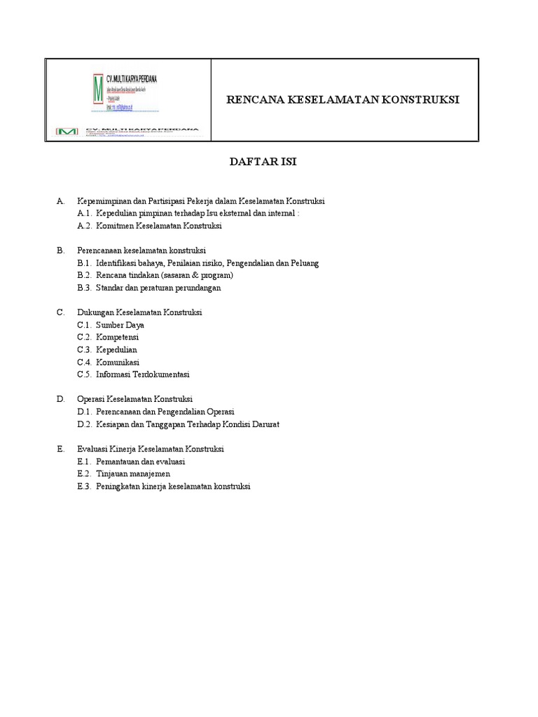RKK Drainase Sisi Darat | PDF