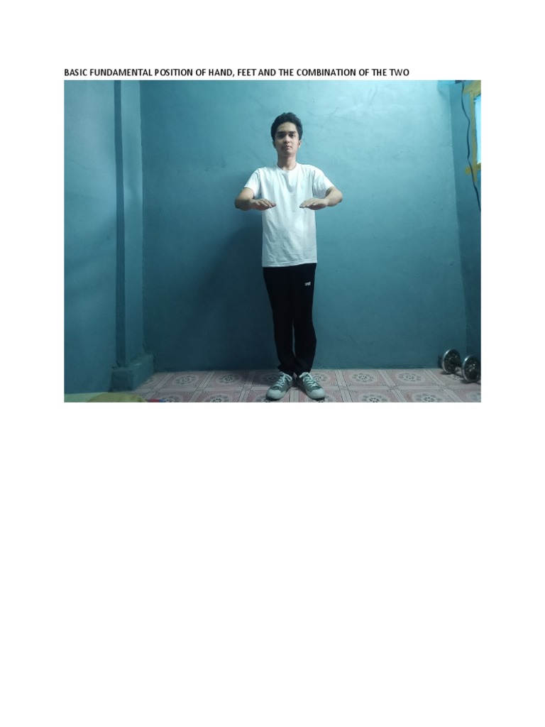 Basic Fundamental Position of Hands and Feet | PDF
