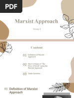 DETAILED LESSON PLAN Marxist Approach | PDF | Marxism | Karl Marx