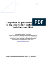 Système GID CT | PDF | Budget | Gouvernance