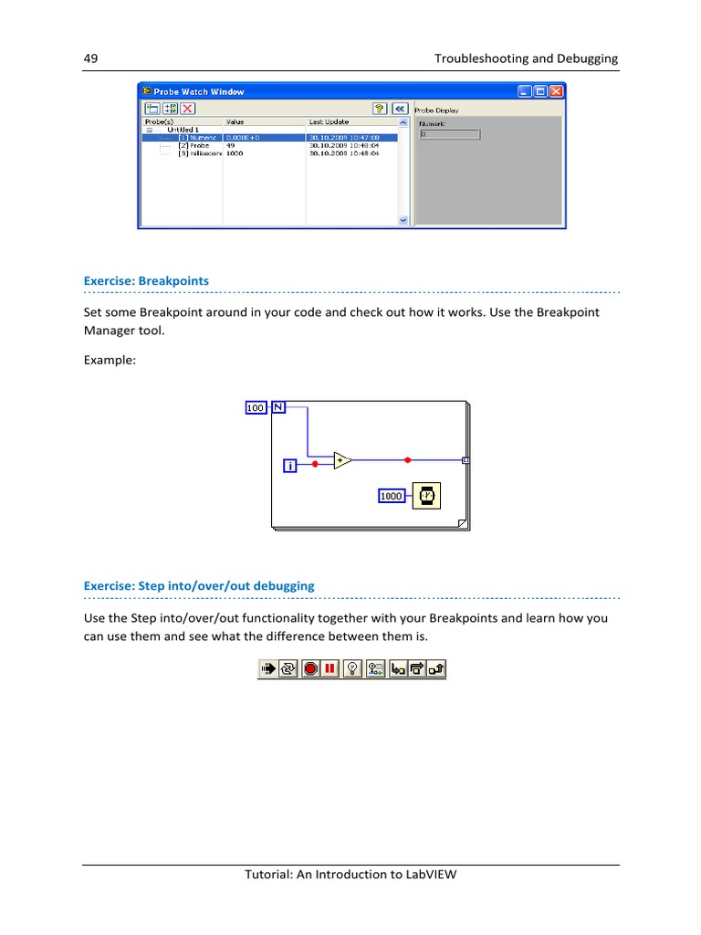 Introduction To LabVIEW - 2 | PDF | Window (Computing) | Graphical User ... Introduction To LabVIEW - 2 | PDF | Window (Computing) | Graphical User ...