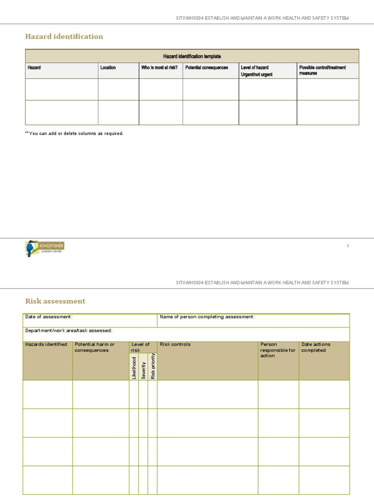 Hazard Identification and Risk Assessment Guide | PDF | Risk | Hazards