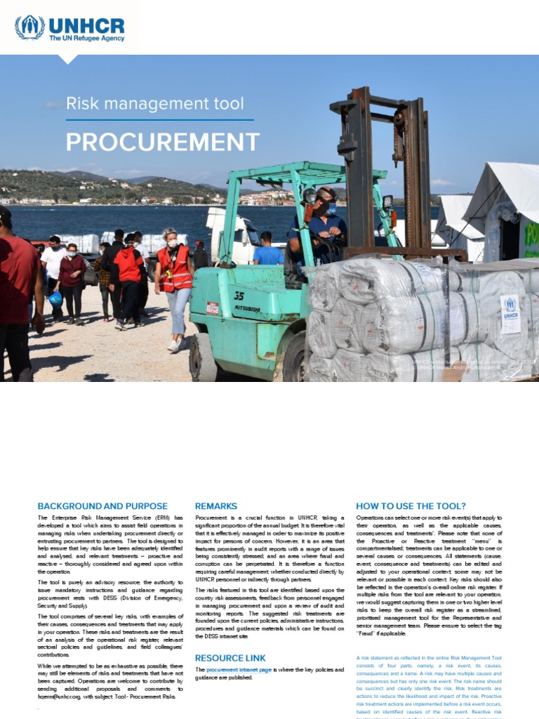 Risk Management - Procurement - Toolkit - 0 | PDF | Procurement | Risk