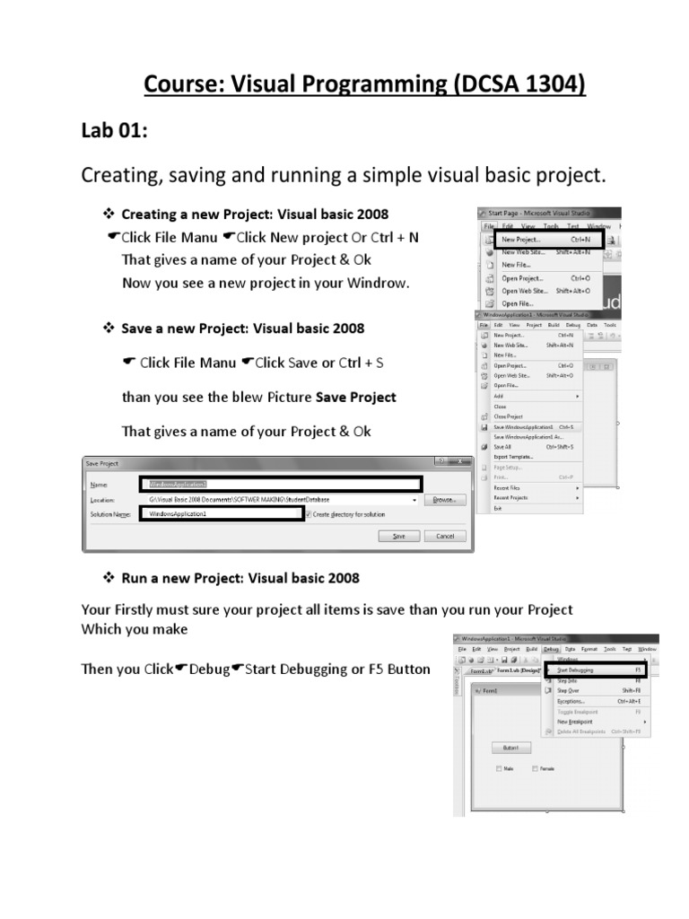 Visual Basic | PDF | String (Computer Science) | Control Flow