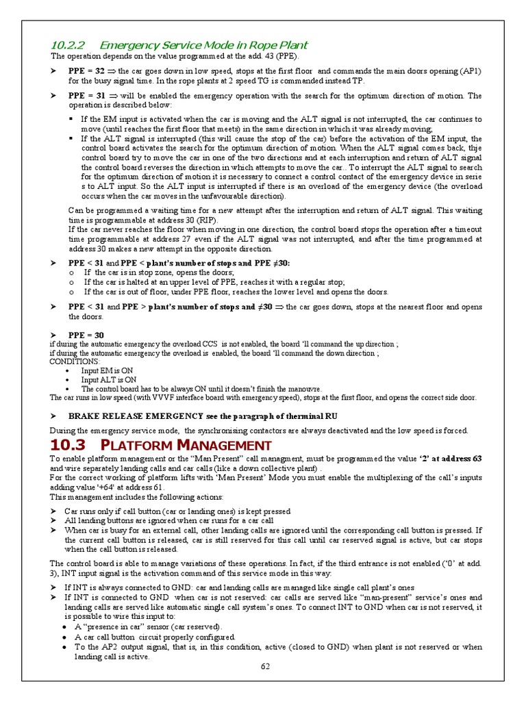 Pagine Da Lift Control Board Manual VEG2000 (V4!3!115U) Rev2 | PDF | Manufactured Goods ...