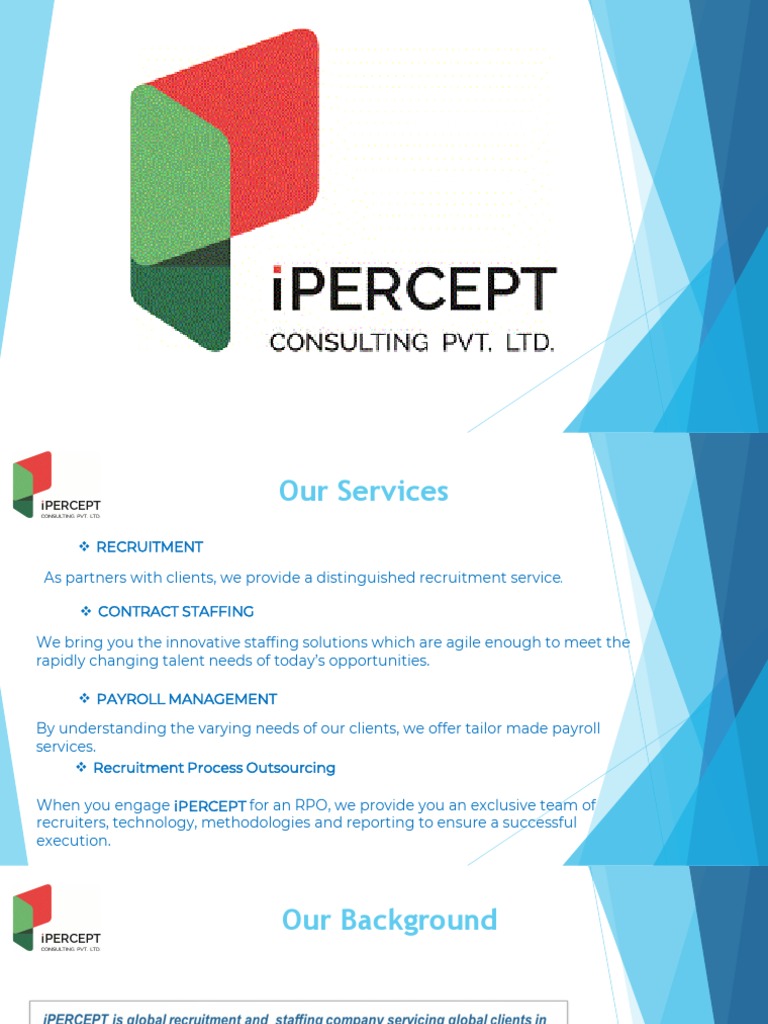 iPERCEPT Recruitment and Payroll Services | PDF