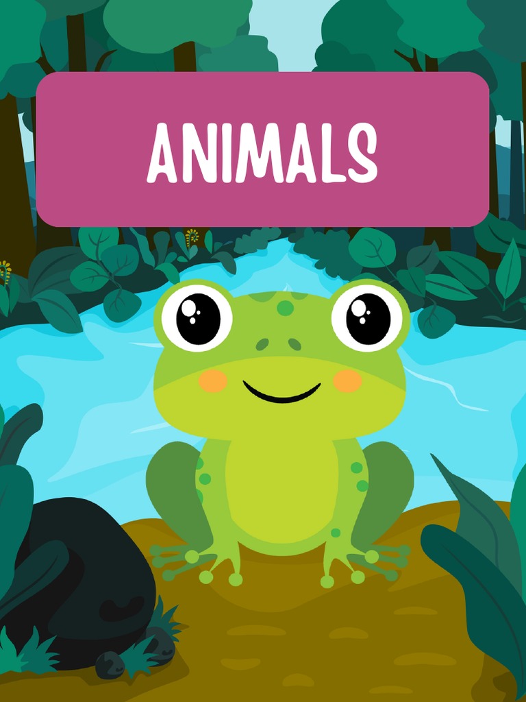 Kindergarten Workbook ESL Animals Worksheets | PDF