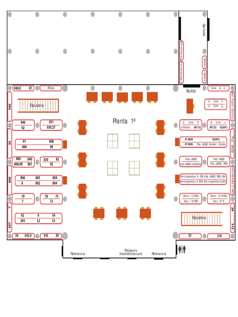 Planos Biblioteca Central | PDF
