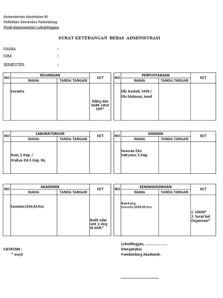 Bebas Administrasi Akademik | PDF