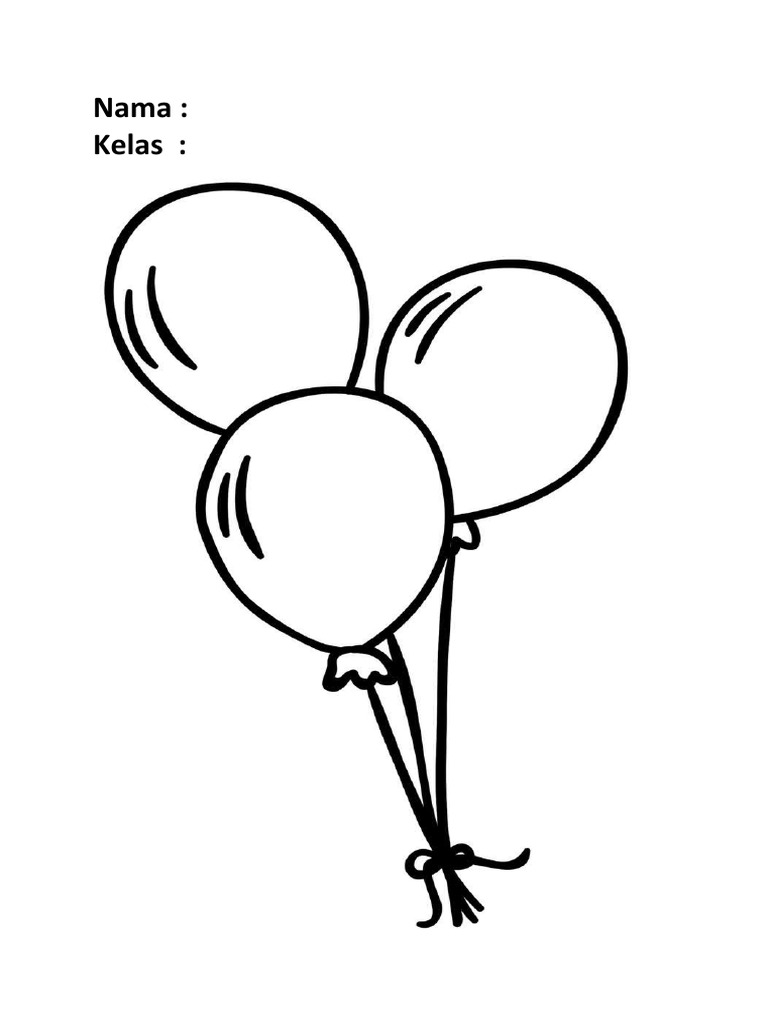 Mewarnai Balon | PDF