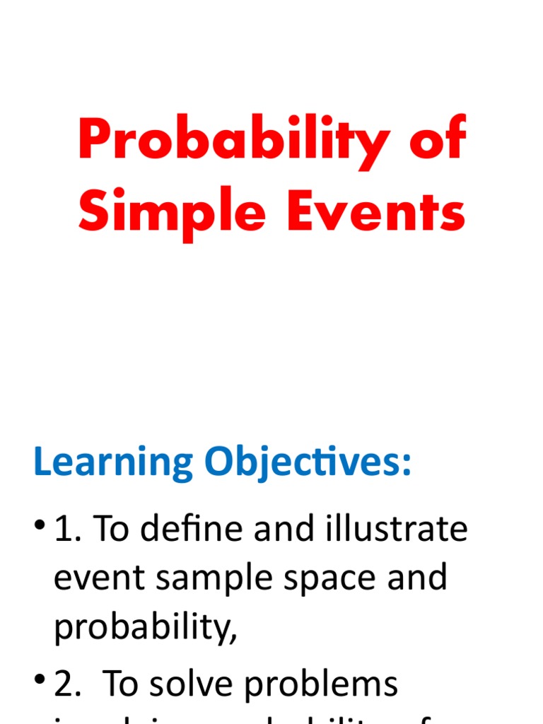 Probability Powerpoint Lesson | PDF | Probability | Cognition