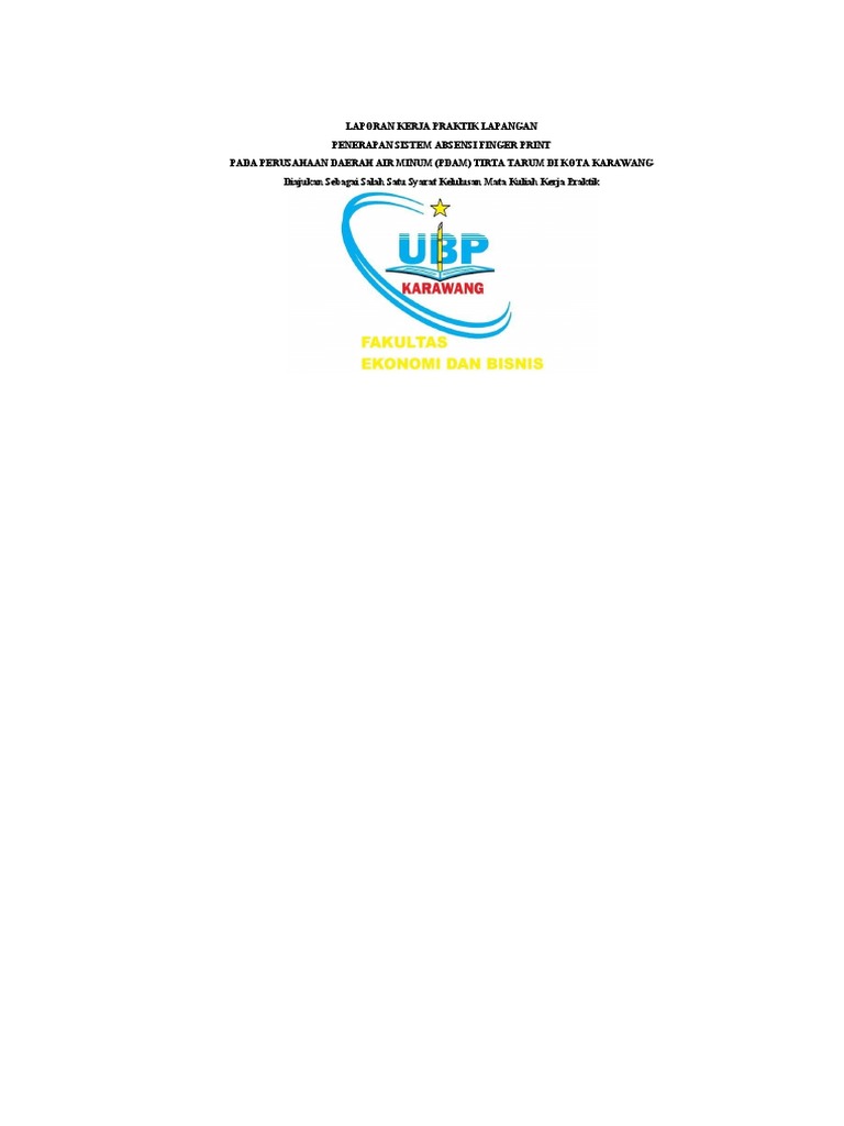 Templet Laporan KP 2023 | PDF