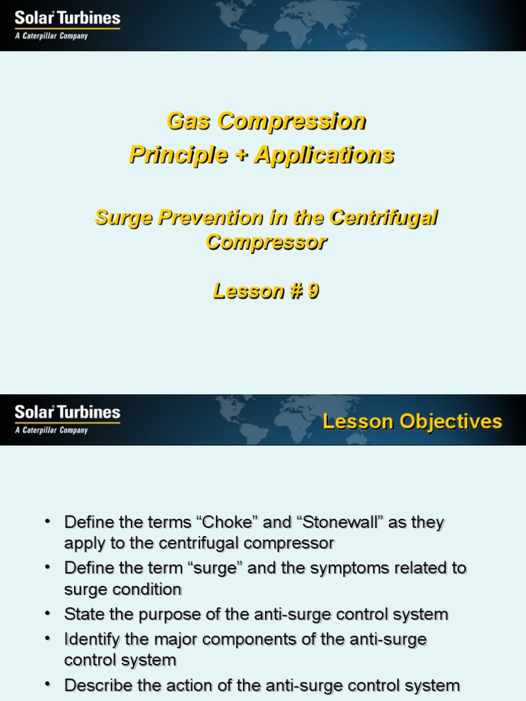 LESSON#9 SURGE PREVENTION IN THE CENTRIFUGAL COMPRESSOR - Jeff Lee | PDF | Valve | Manufactured ...