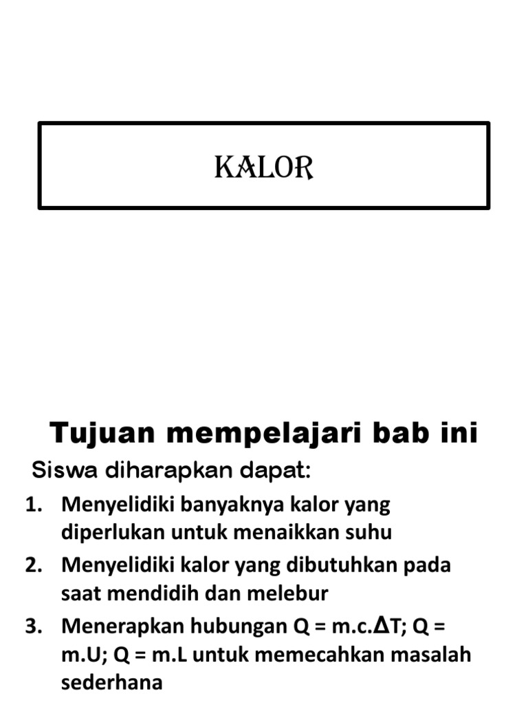 Kalor | PDF
