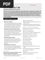 Shell Turbo Oil T 46 Technical Data Sheet | PDF | Motor Oil | Turbocharger