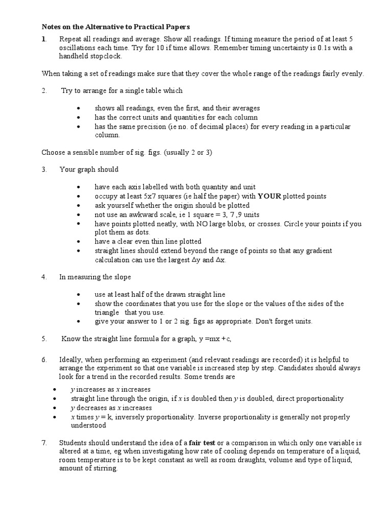 Atp Notes | PDF | Significant Figures | Experiment