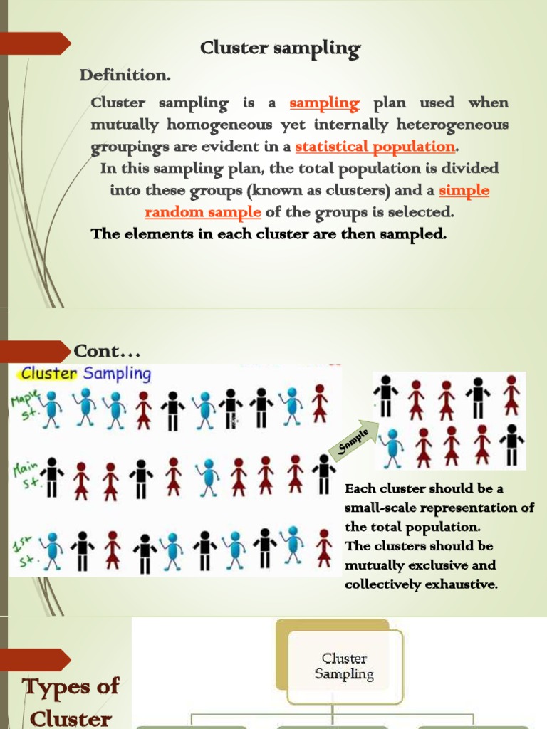 Cluster Sampling | PDF | Sampling (Statistics) | Scientific Method