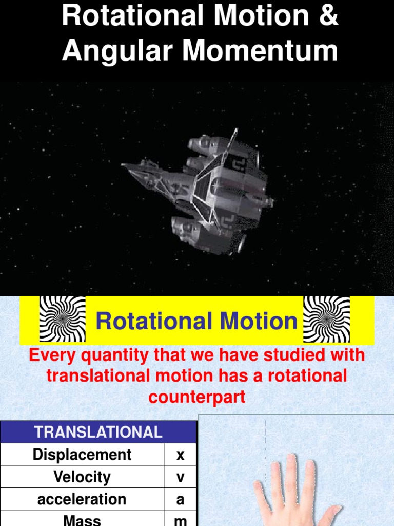 Notes On Rotational Motion | PDF | Rotation Around A Fixed Axis | Torque