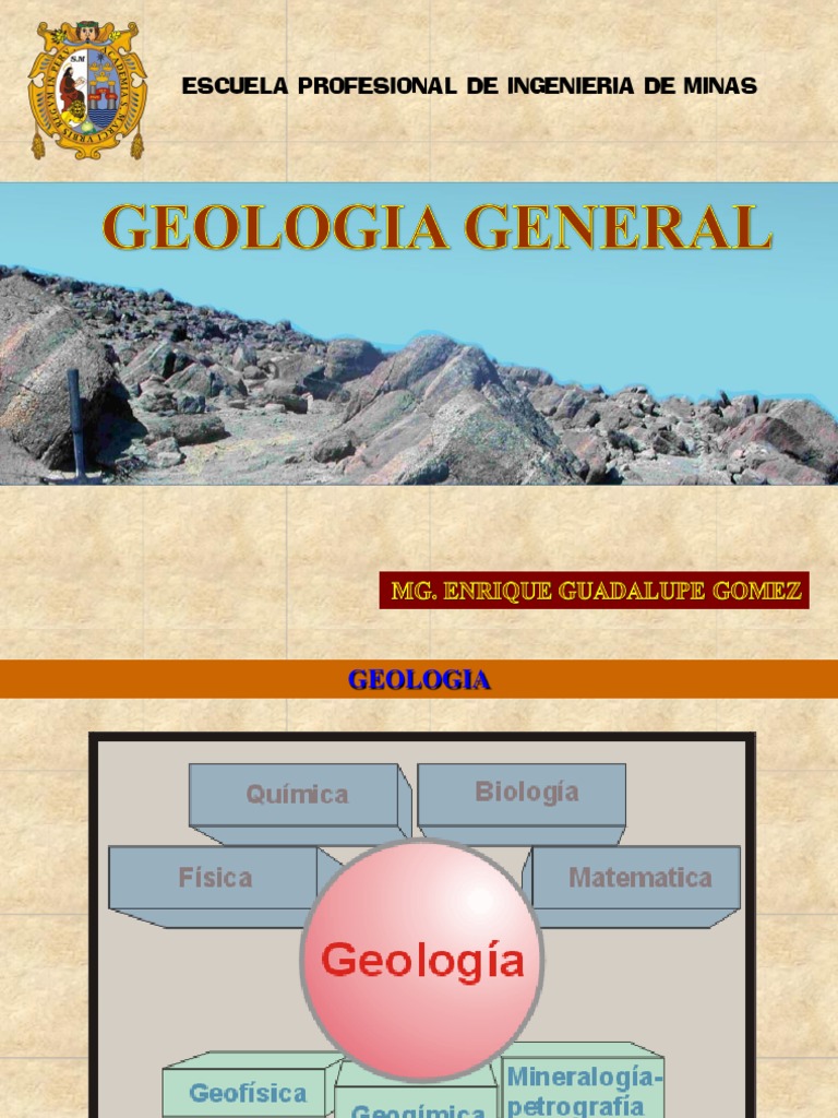 Geologia General Introducción Unmsm | PDF | Geología | Tierra