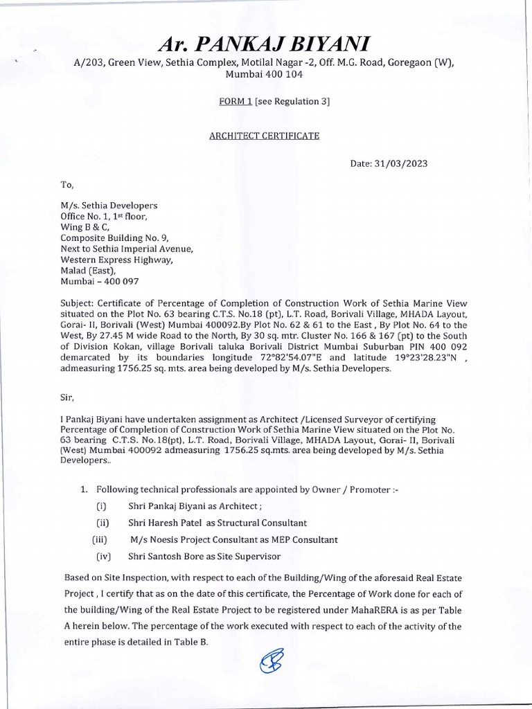 Architects Certificate 3 Pdf Elevator Civil Engineering