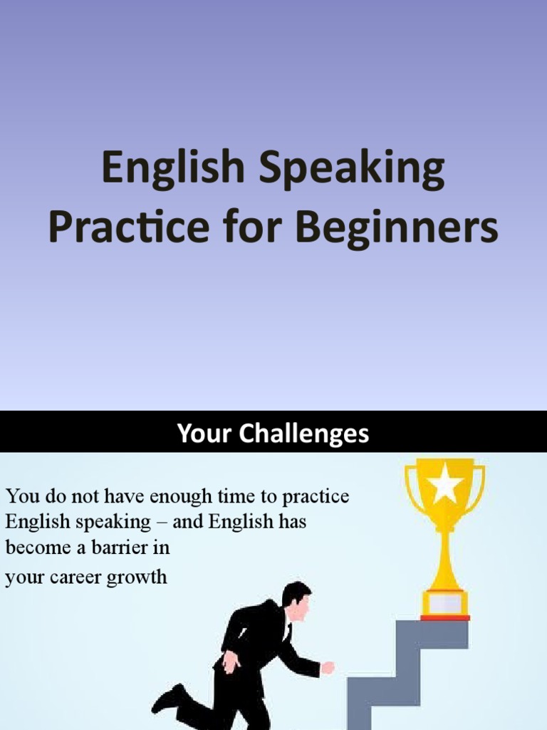English Speaking Practice Overview | PDF