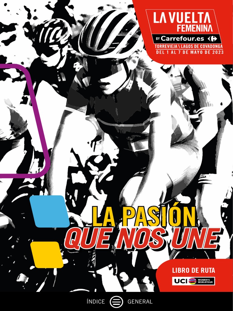 Libro de Ruta La Vuelta Femenina by Carrefour Es | PDF | Carrera de bicicletas | Carreras de ...