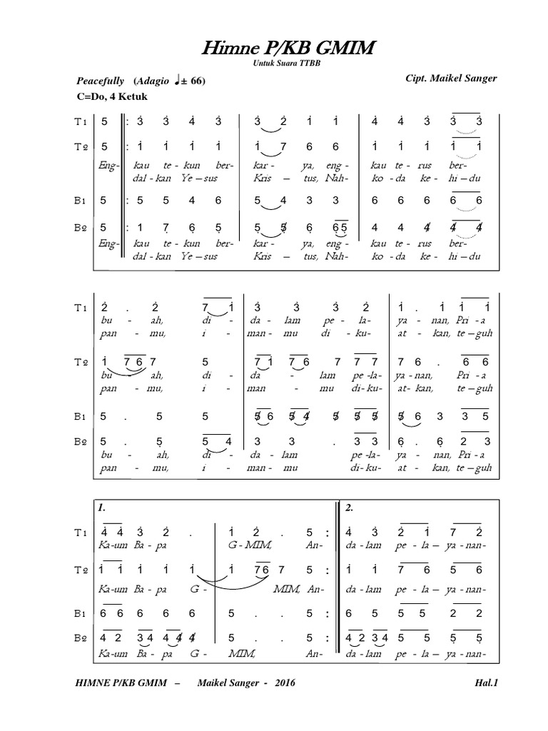 Himne PKB Final | PDF