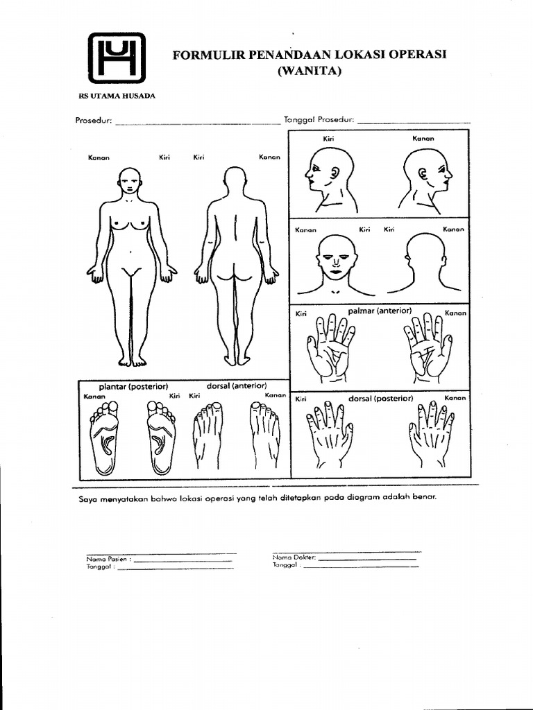 Form Penandaan Lokasi Operasi | PDF