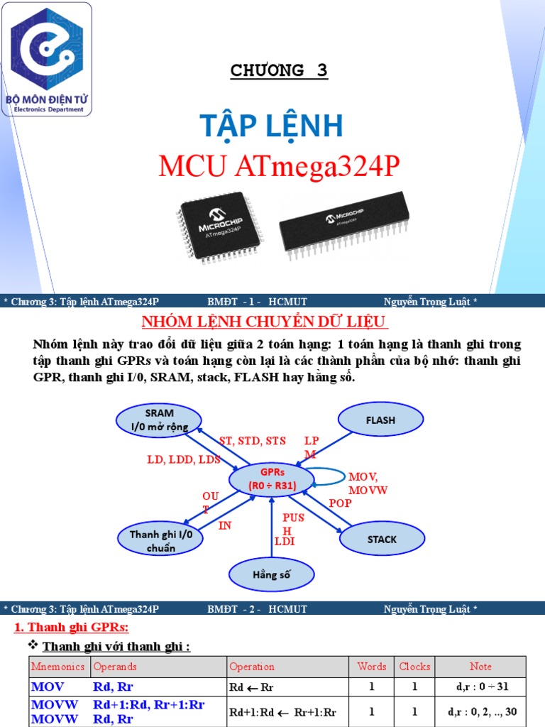 Slide CH3 TapLenhAVR ATmega324P (4) | PDF