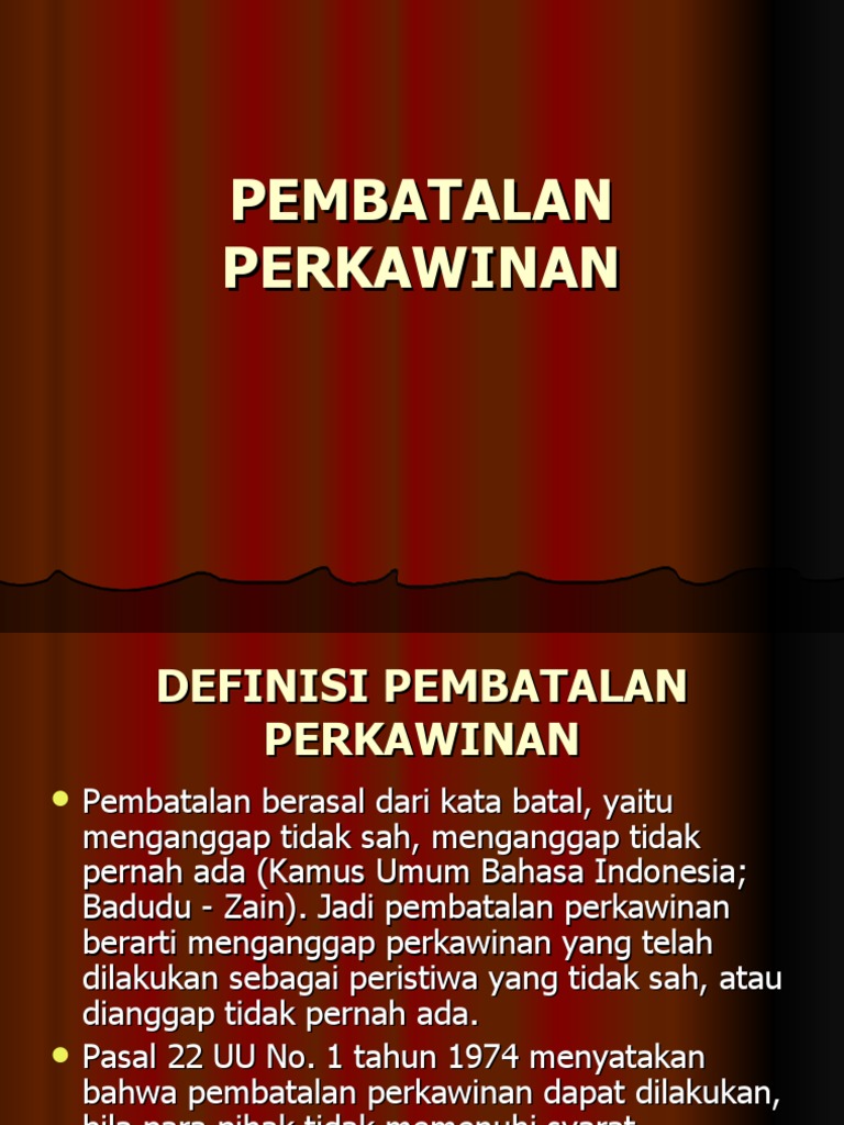 Hukum Perorangan Keluarga Perdata Pertemuan 3 | PDF
