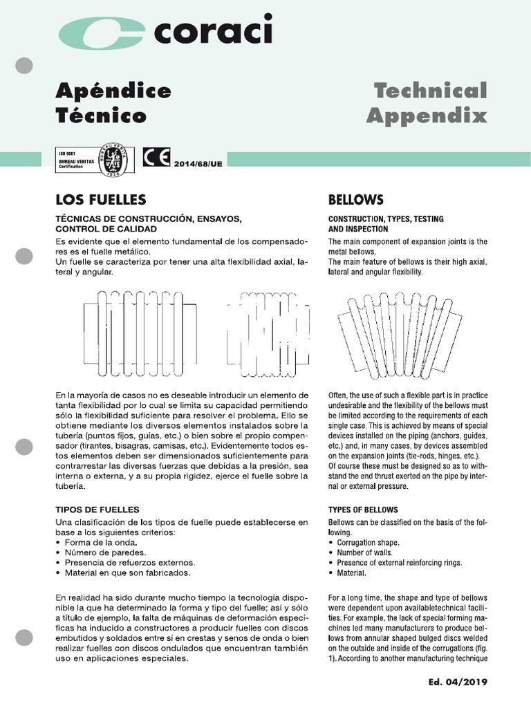 Coraci Apendice Tecnico 1 | PDF