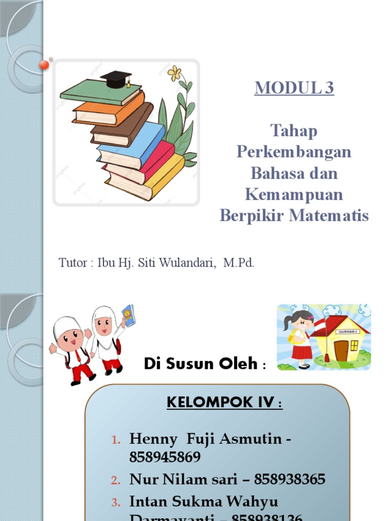 Presentasi Modul 3 - Tahap Perkembangan Bahasa | PDF