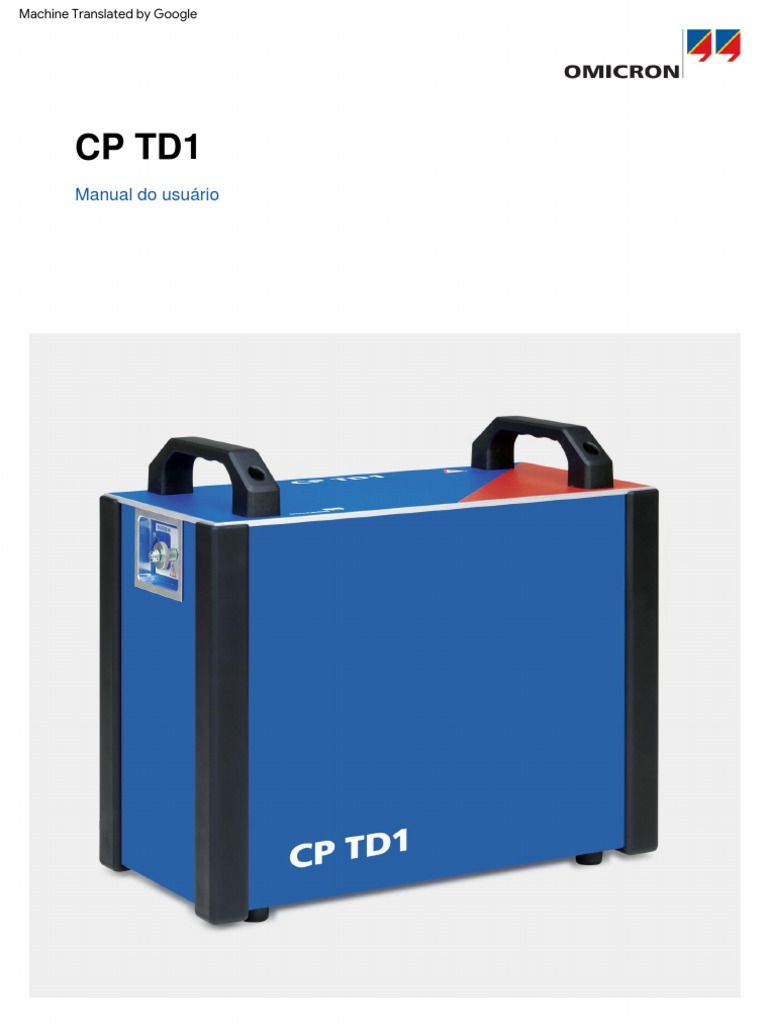 CP TD1 User Manual - Traduzido | PDF | Energia elétrica | Desperdício