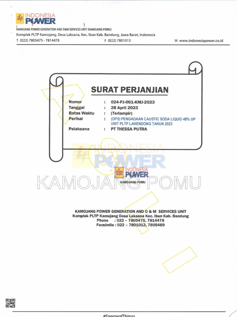 024 PJ PT Thessa Putra 1 Side | PDF
