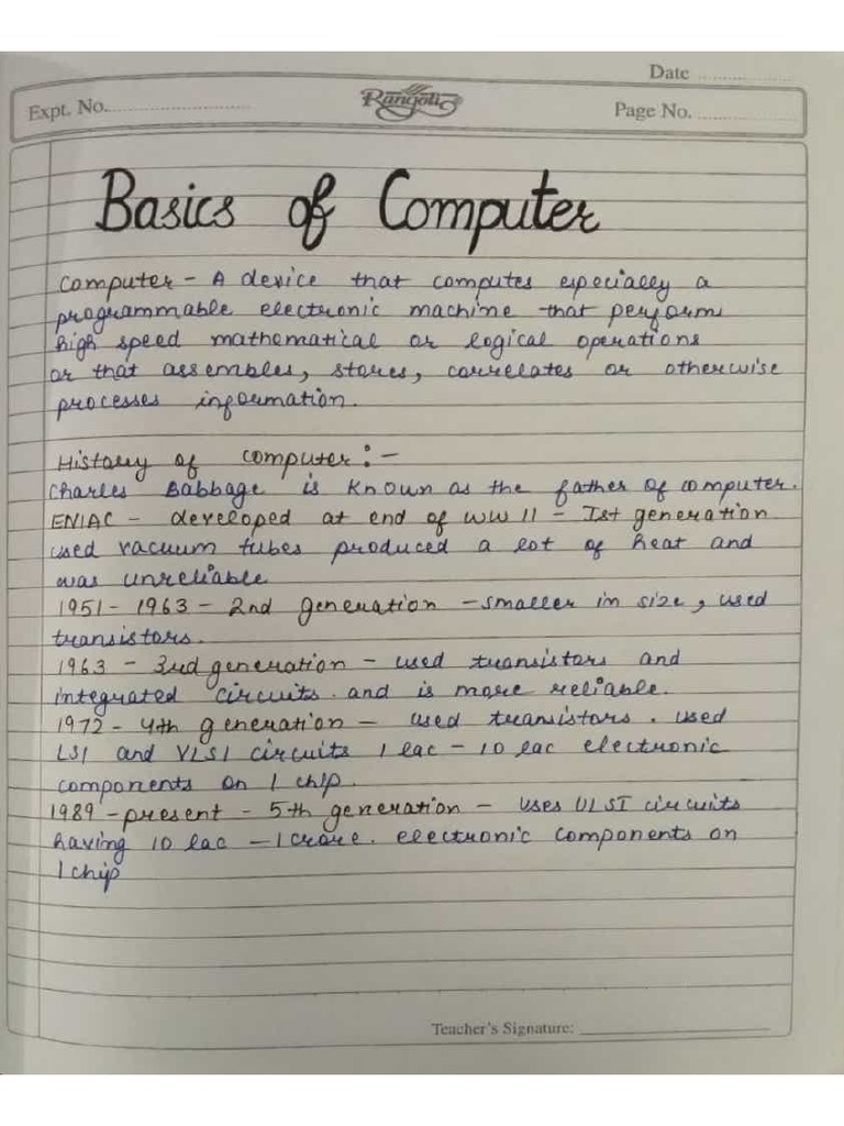 Computer Practical | PDF