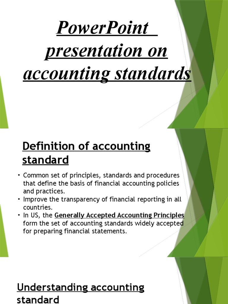 Acc Standards PPT | PDF | Intangible Asset | Lease