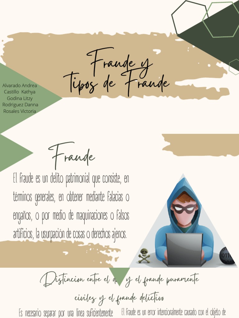 Fraude y Tipos de Fraude | PDF | Trucos de confianza | Extorsión