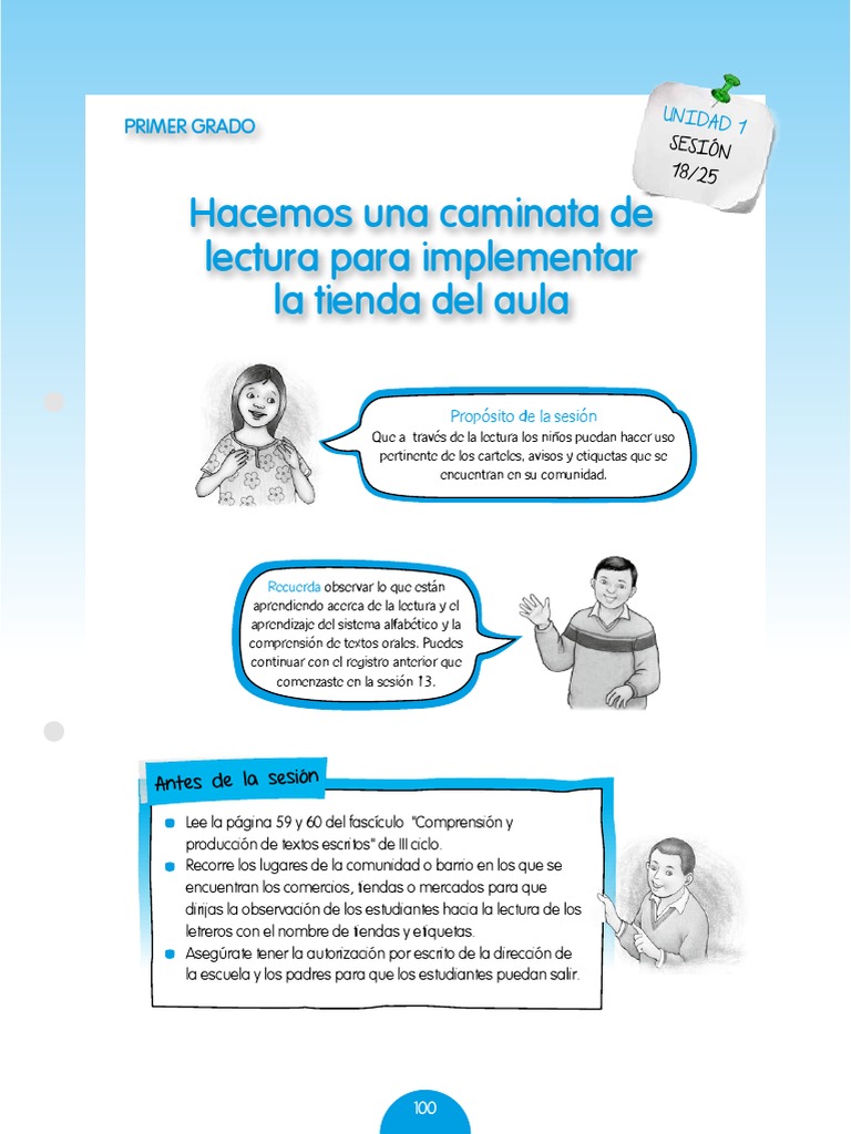 Hacemos Una Caminata de Lectura Para Implementar La Tienda Del Aula | PDF