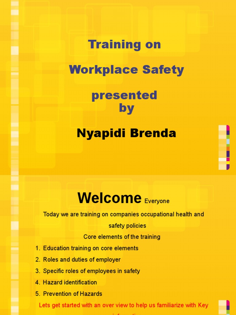 Workplace Safety Powerpoint Presentation | PDF | Occupational Safety ...