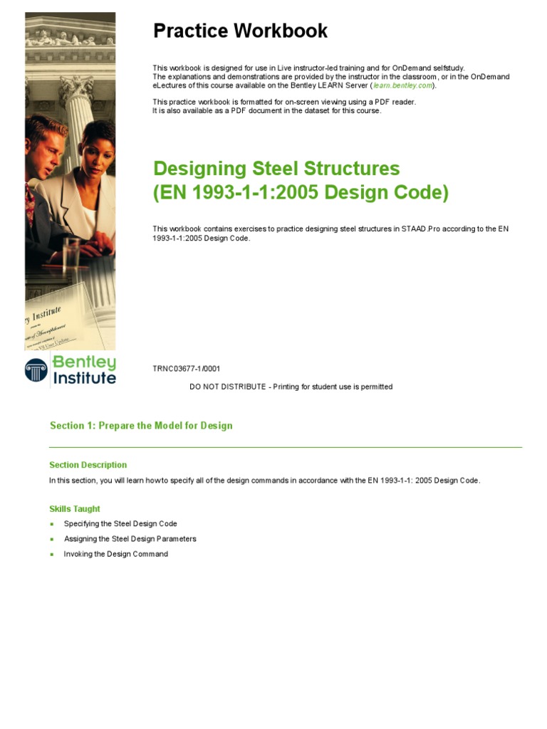 Designing Steel Structures - EuroCode - TRNC03677 | PDF | Beam ...